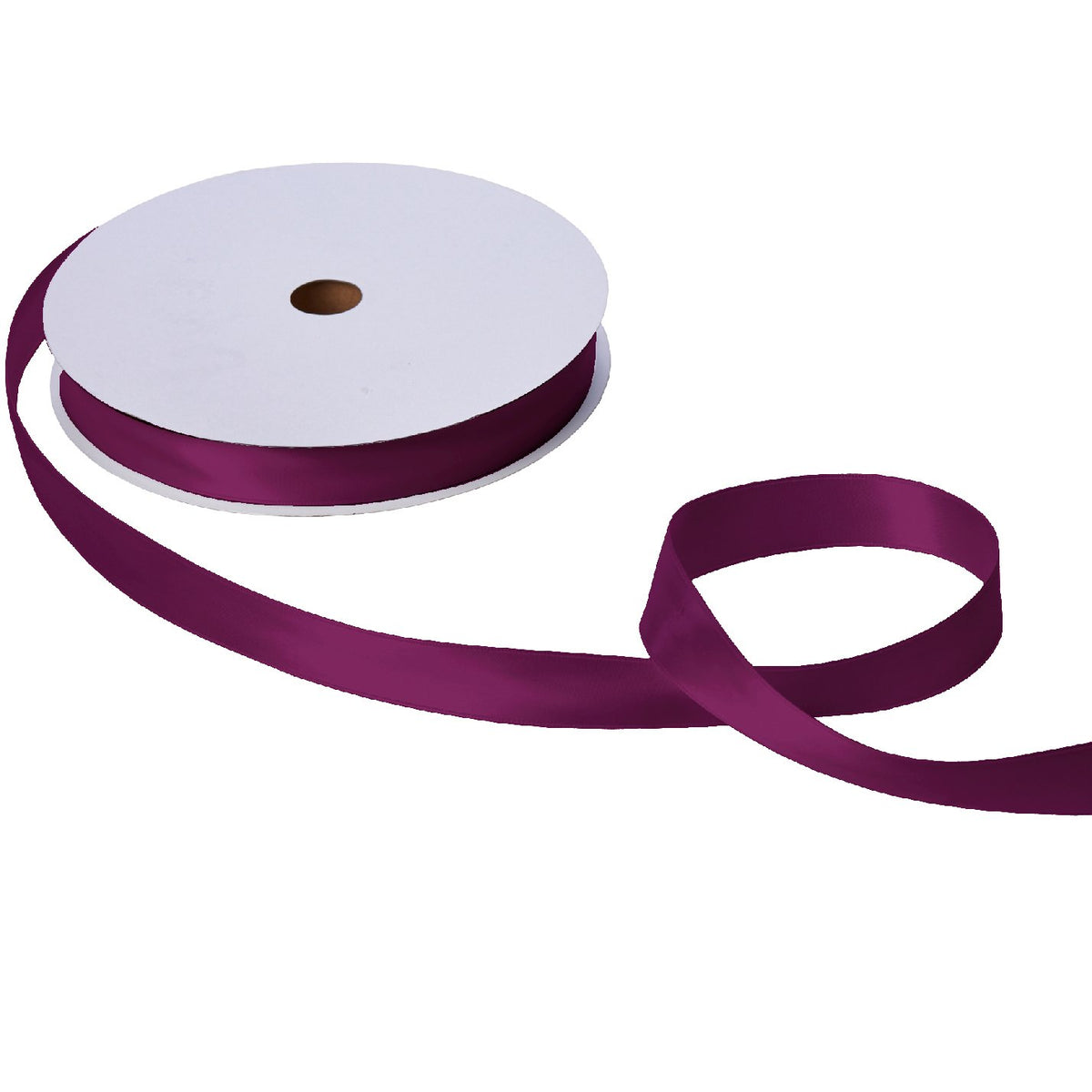 Jillson & Roberts Double-Faced Satin Ribbon, 1" Wide x 100 Yards, Burg ...