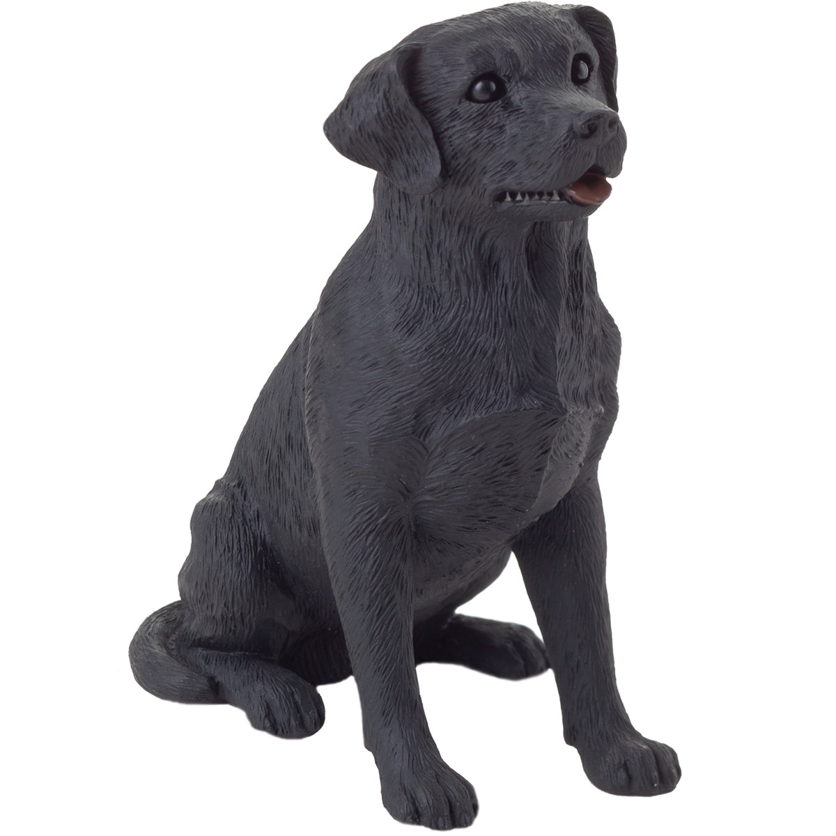 Sandicast "Small Size" Sitting Black Labrador Retriever Dog Sculpture ...
